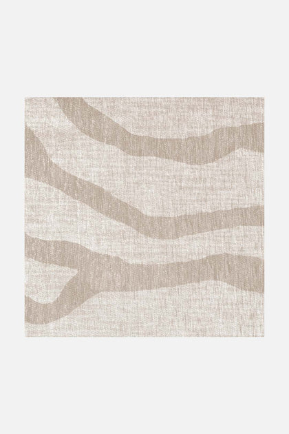 Zebra Sand Rug: Modern Animalistic Design in Beige-White | Teppana ...