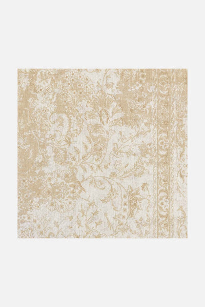 Manu Beige Rug: Floral Elegance | Teppana – Teppana UK