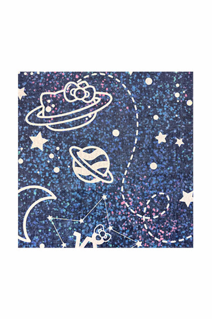 Hello Kitty Zodiac Galaxy Rug: Celestial Design in Blue | Teppana ...